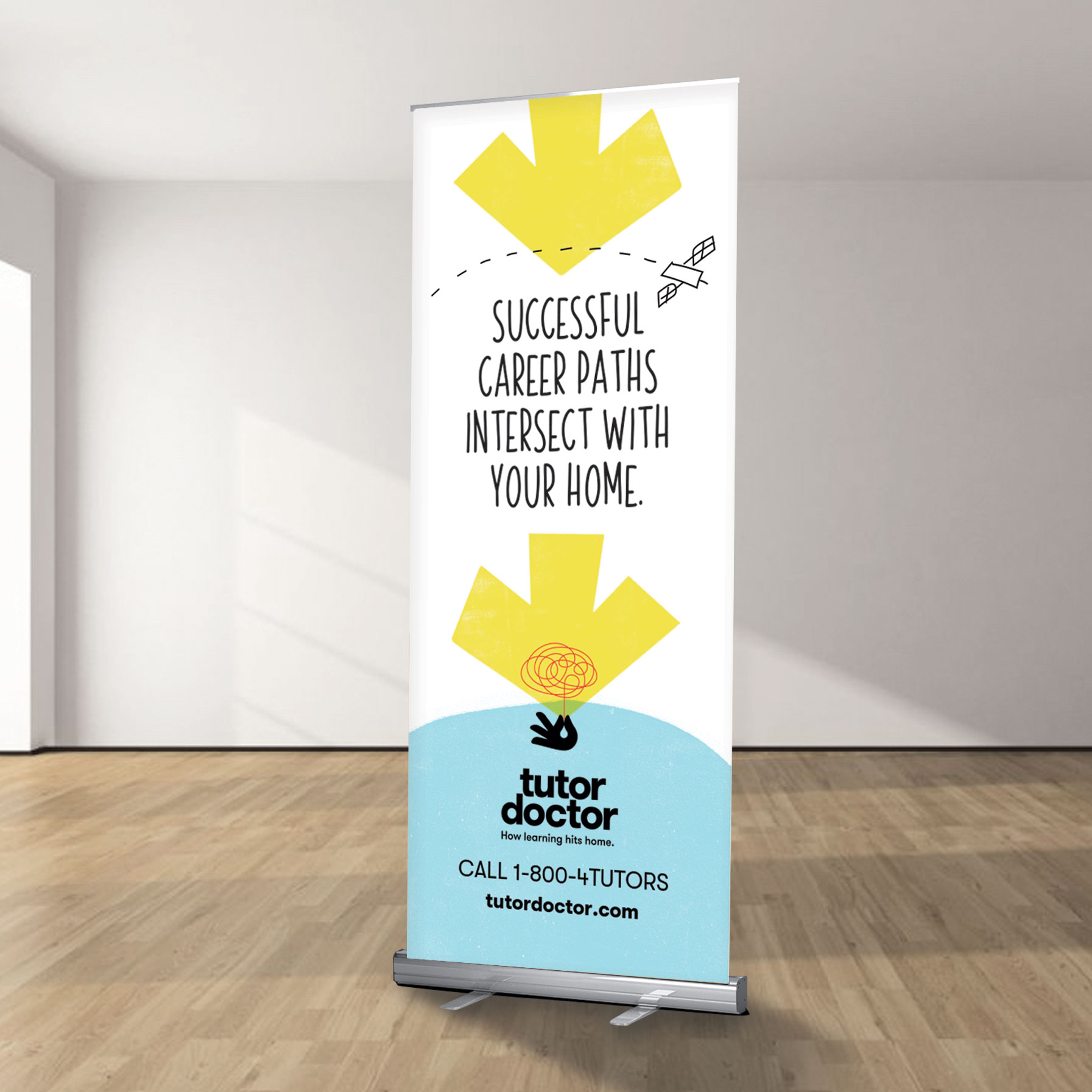 Career Paths Retractable Banner – Tutor Doctor Store
